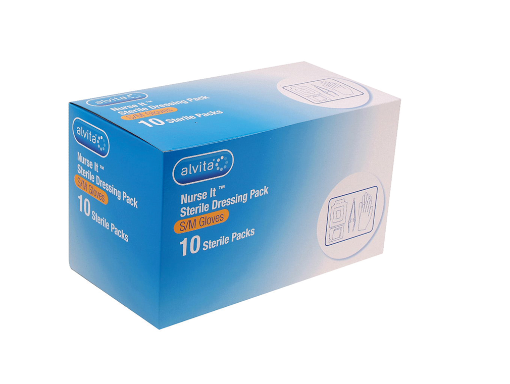 Nurse It Dressing Pack (S/M Gloves) (Box of 10) - YouCan Clinic